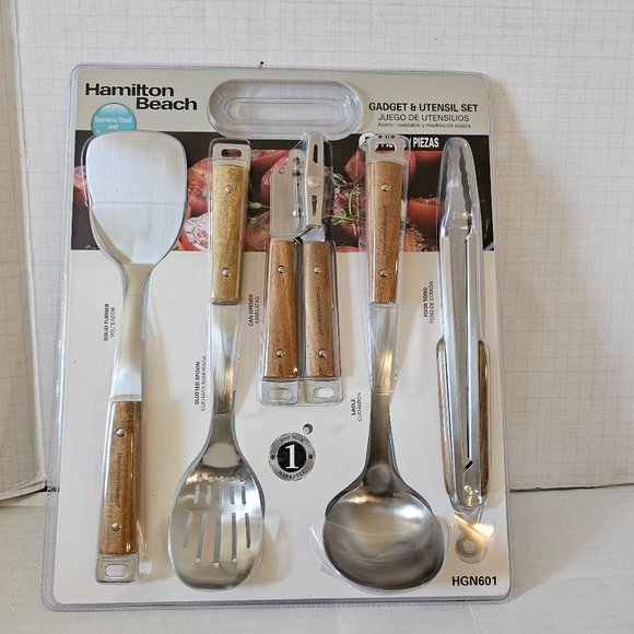 Hamilton Beach | Kitchen | New Hamilton Beach 5 Piece Stainless Steel ...